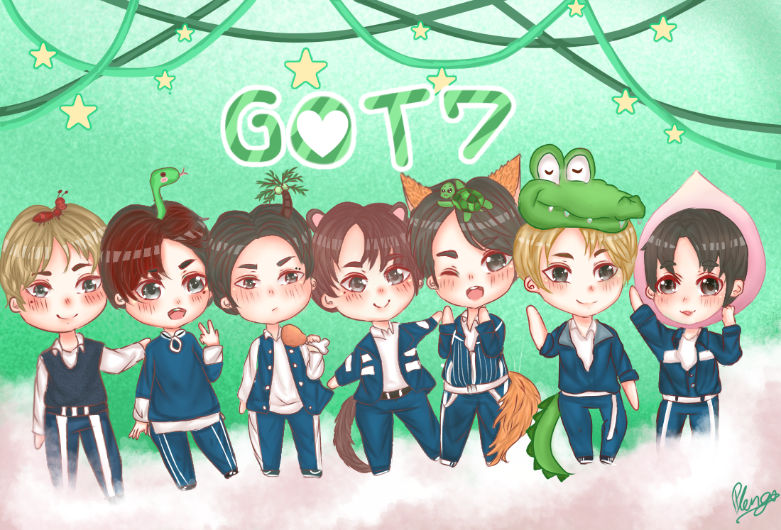 GOT7💚🐥 - ibisPaint
