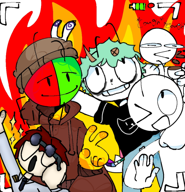 Fire group collab - ibisPaint