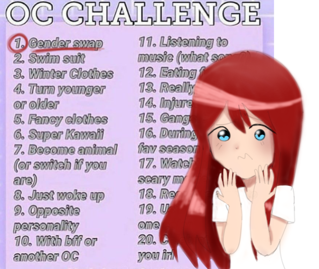 Day 1 of Oc Challenge - ibisPaint