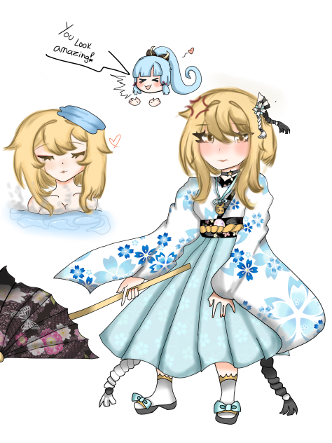 Lumine Kimono Fanart - ibisPaint