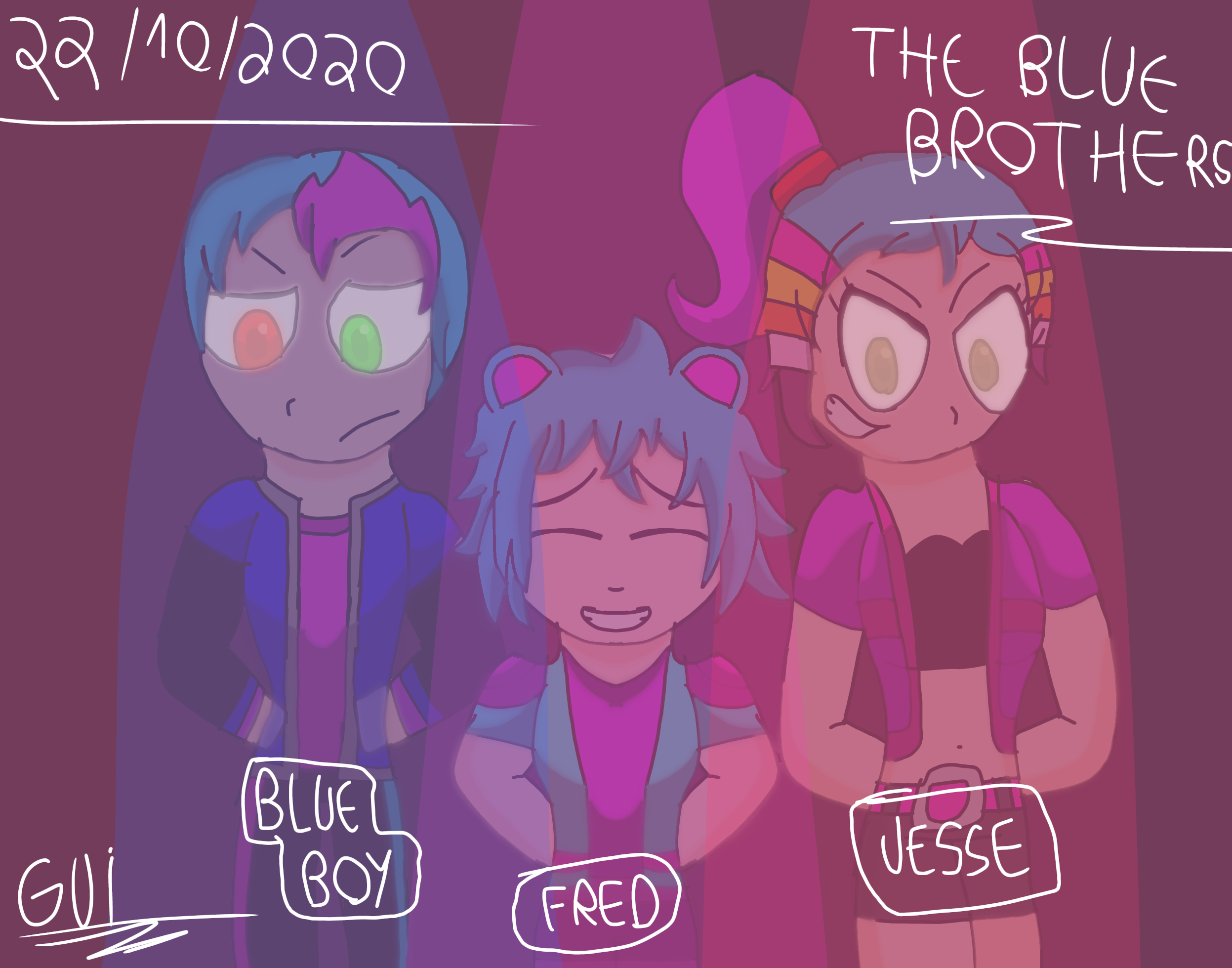 The Blue Brothers - ibisPaint
