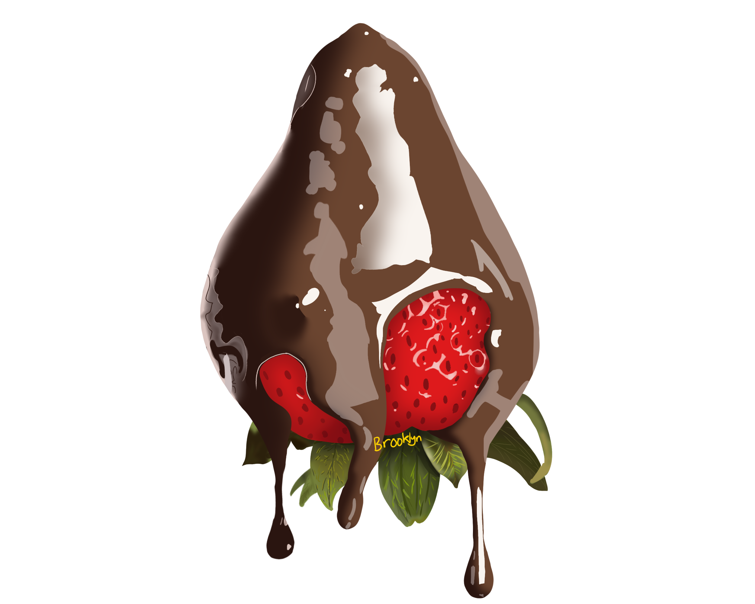 Chocolate Covered Strawberry - ibisPaint