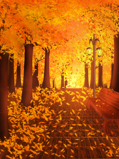 afternoon in autumn - ibisPaint