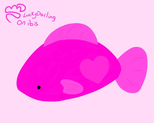 My beloved fish luci - ibisPaint