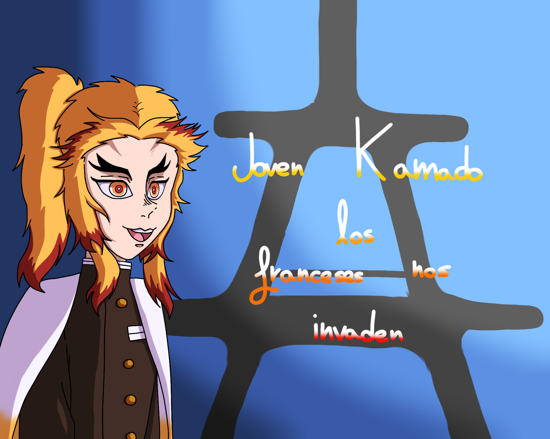 Rengoku meme - ibisPaint