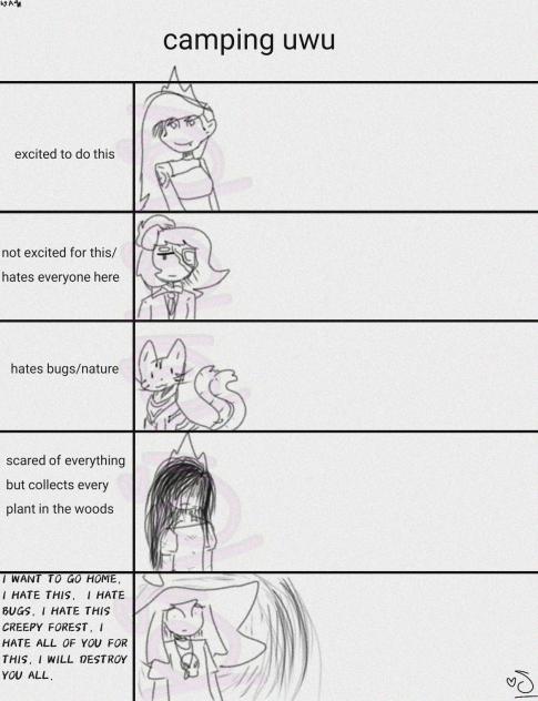 camping uwu - ibisPaint