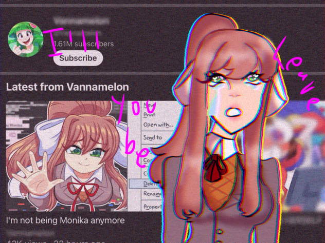 goodbye monika - ibisPaint