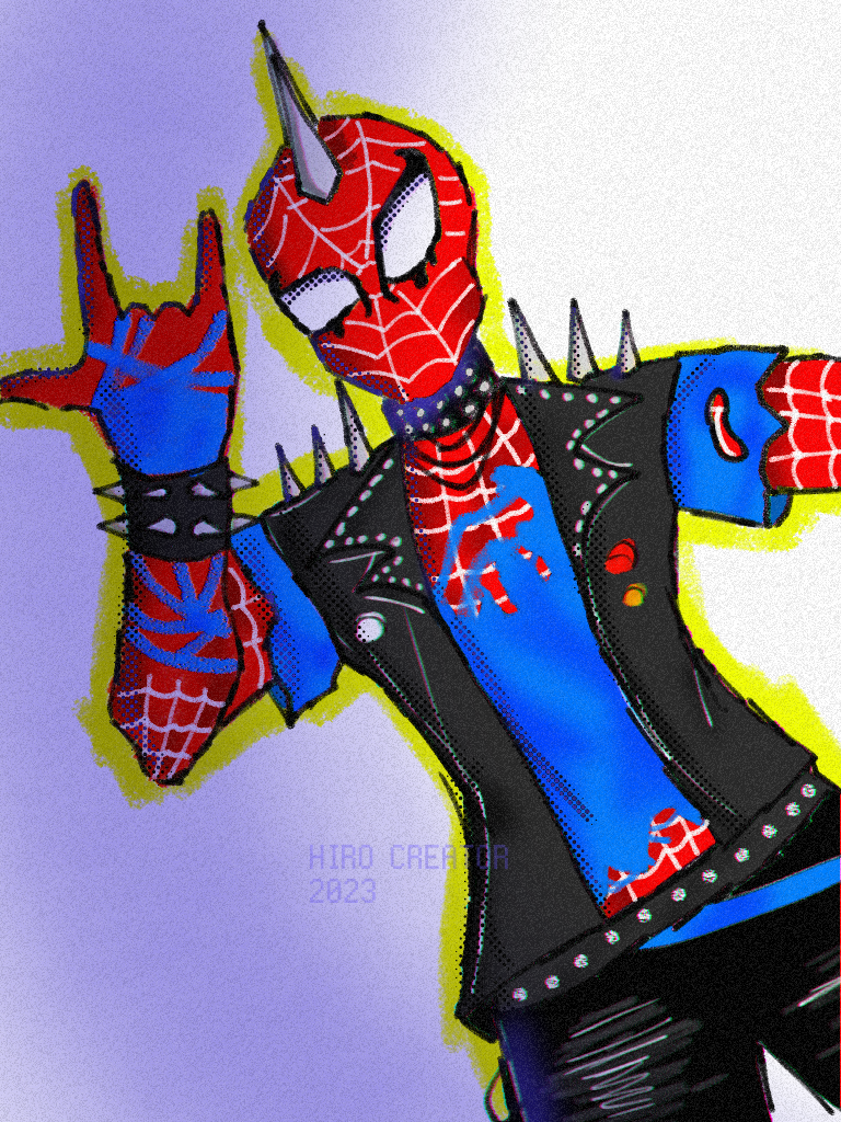 Spider Punk fanart - ibisPaint