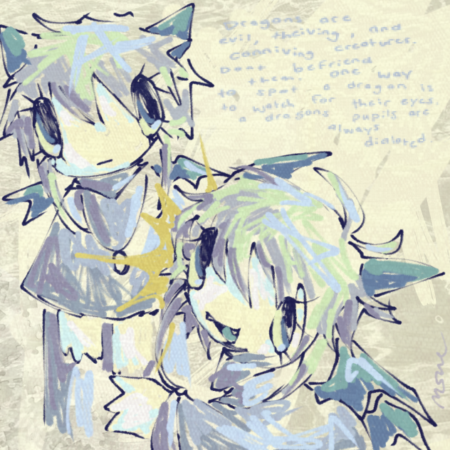 Never trust a dragon - ibisPaint