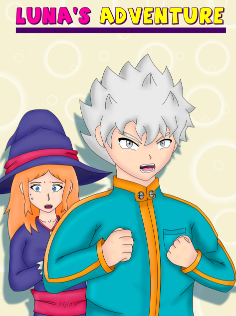 Luna's Adventure Title Page - ibisPaint