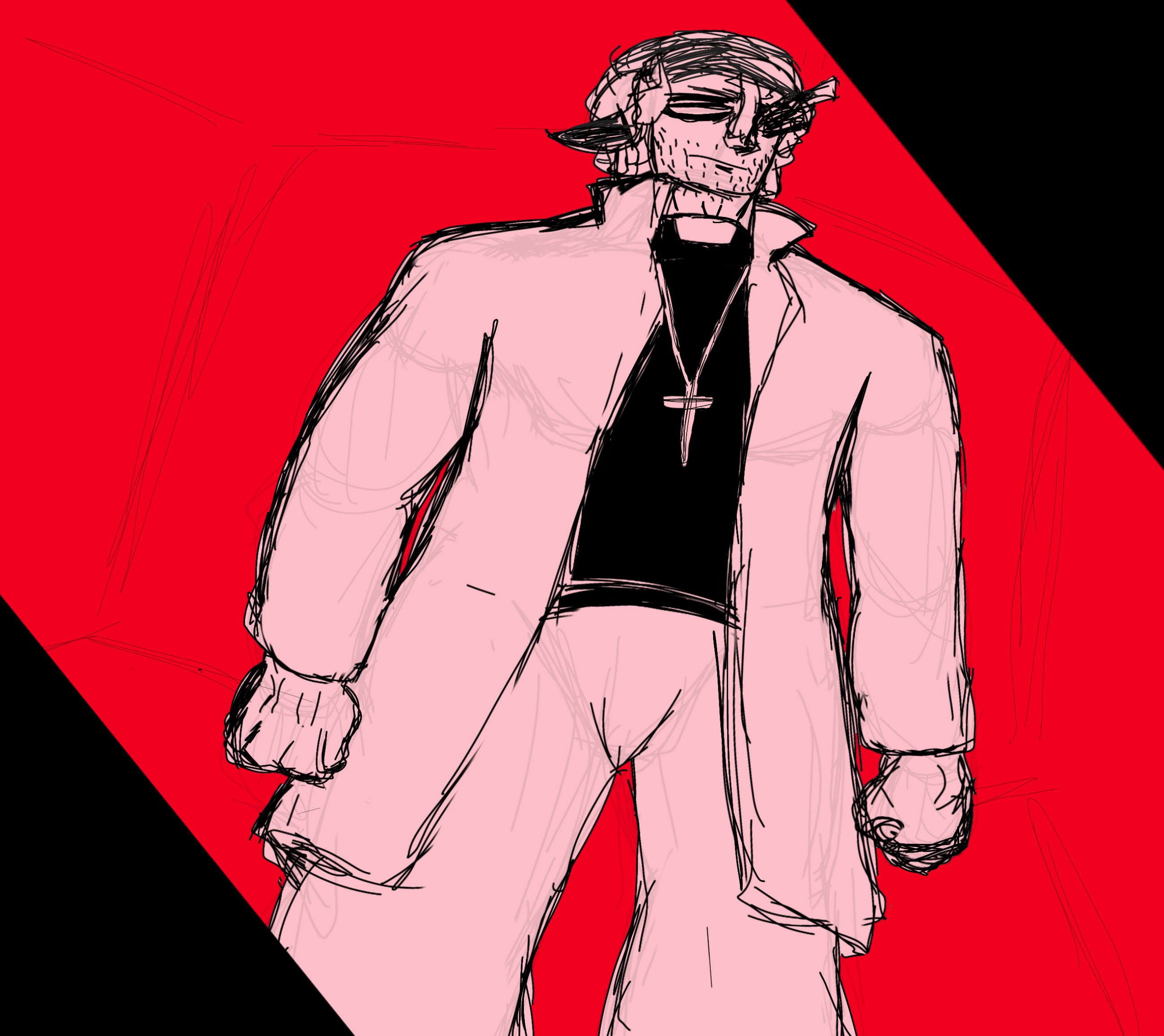 priest standing - ibisPaint