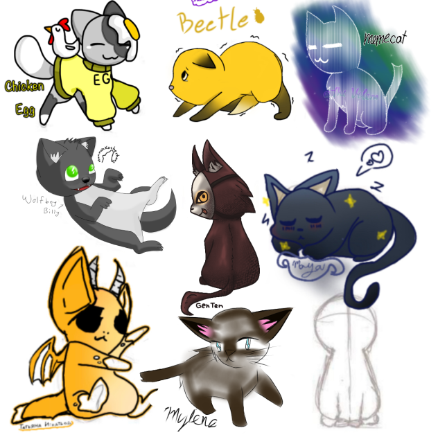 Tiny animal collab - ibisPaint