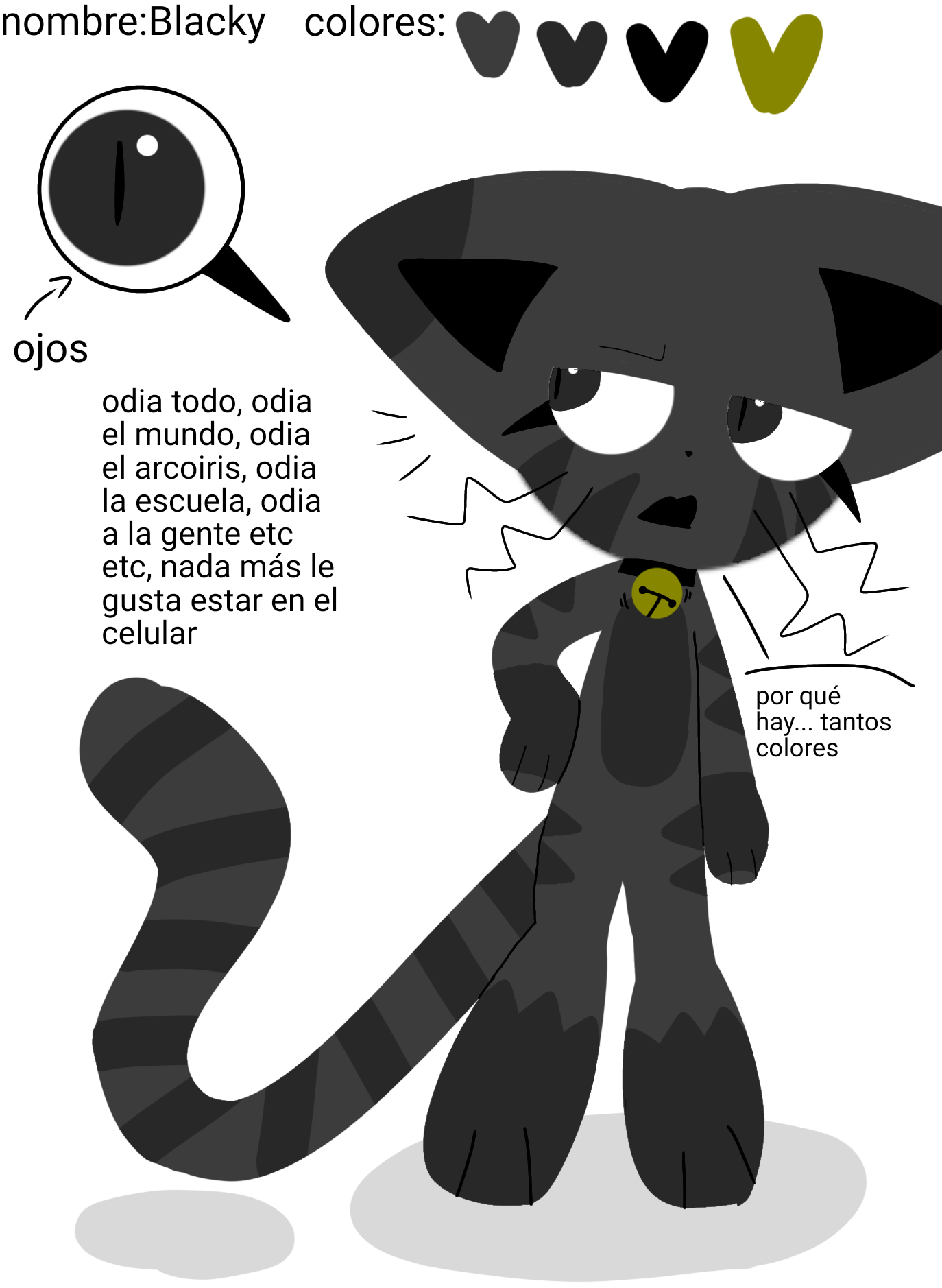 Blacky, la gata negra 🖤 - ibisPaint