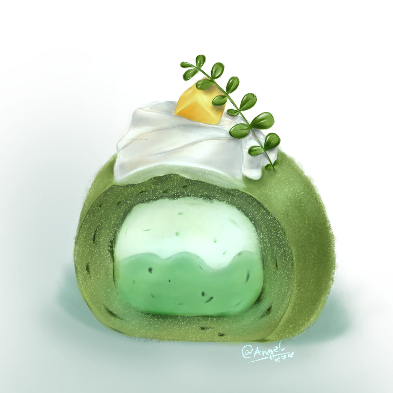 matcha cake - ibisPaint