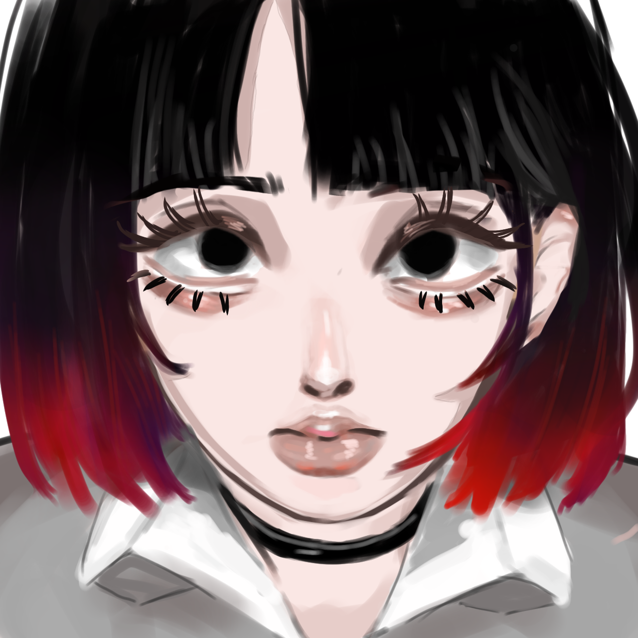 black ♡ red - ibisPaint