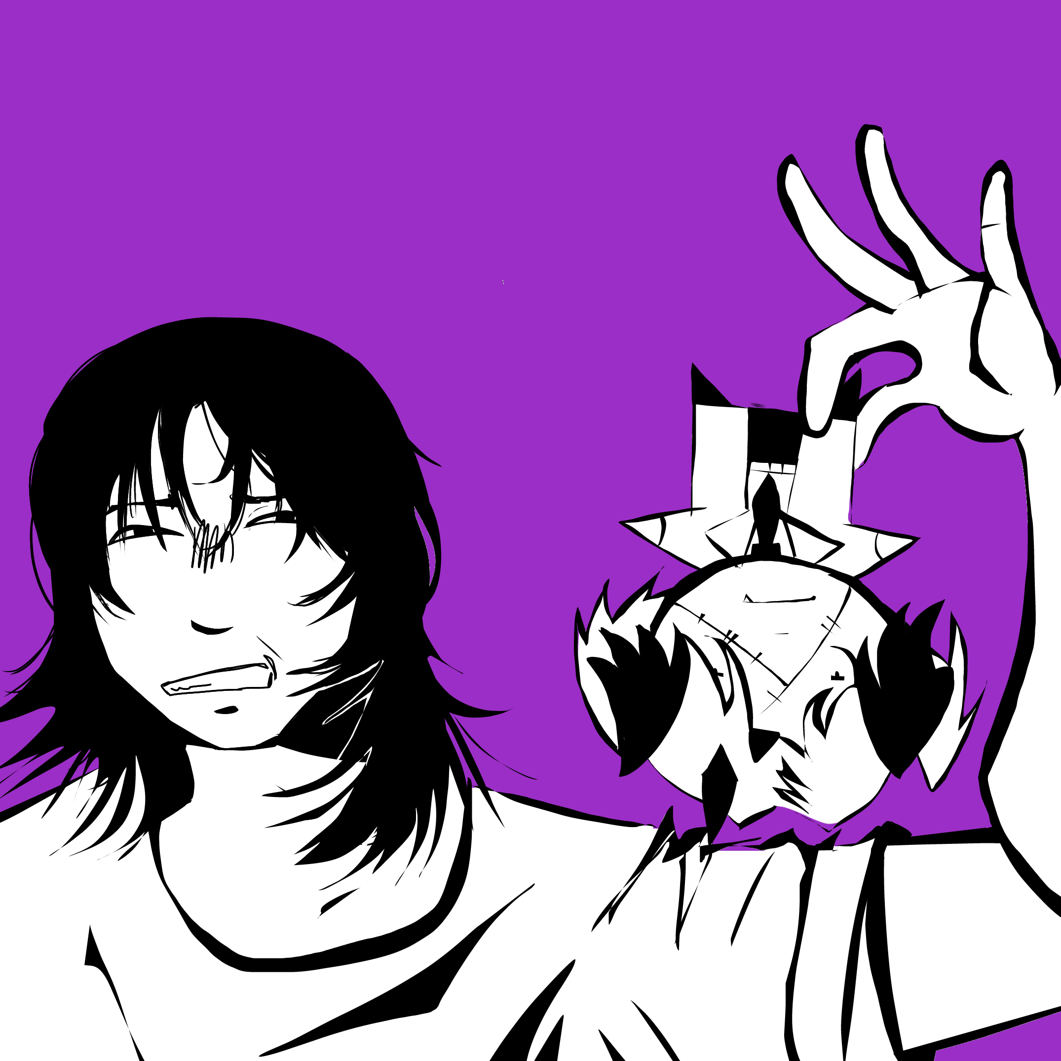 me n my sona.. heh.. - ibisPaint