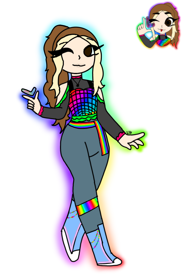 Full body of my pfp - ibisPaint