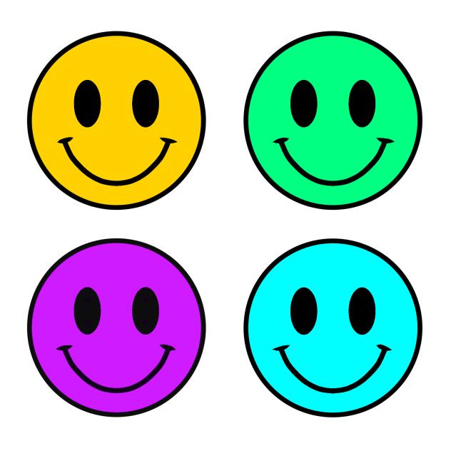 Y2k smiley face sticker - ibisPaint
