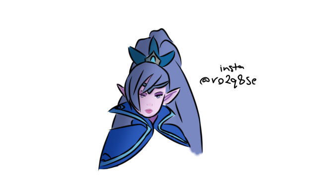 draw miya mlbb - ibisPaint