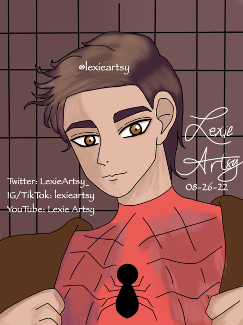 My Fan Art of Peter Parker aka Spiderman - ibisPaint