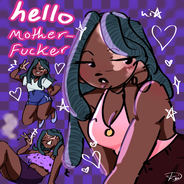 Hello mother fu- er - ibisPaint