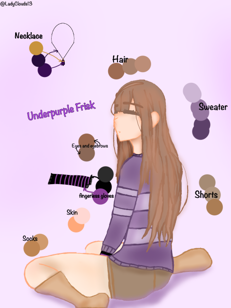 Underpurple frisk designs - ibisPaint