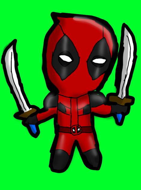 deadpool chibi - ibisPaint