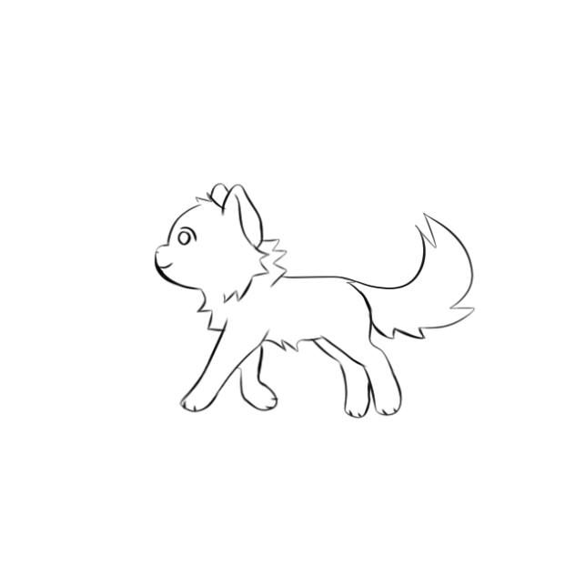 Walking animation - ibisPaint