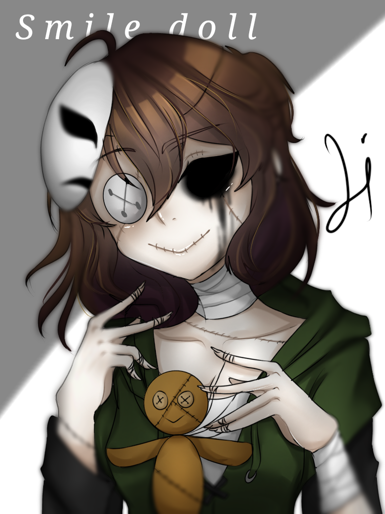 Fanart oc creepypasta - ibisPaint