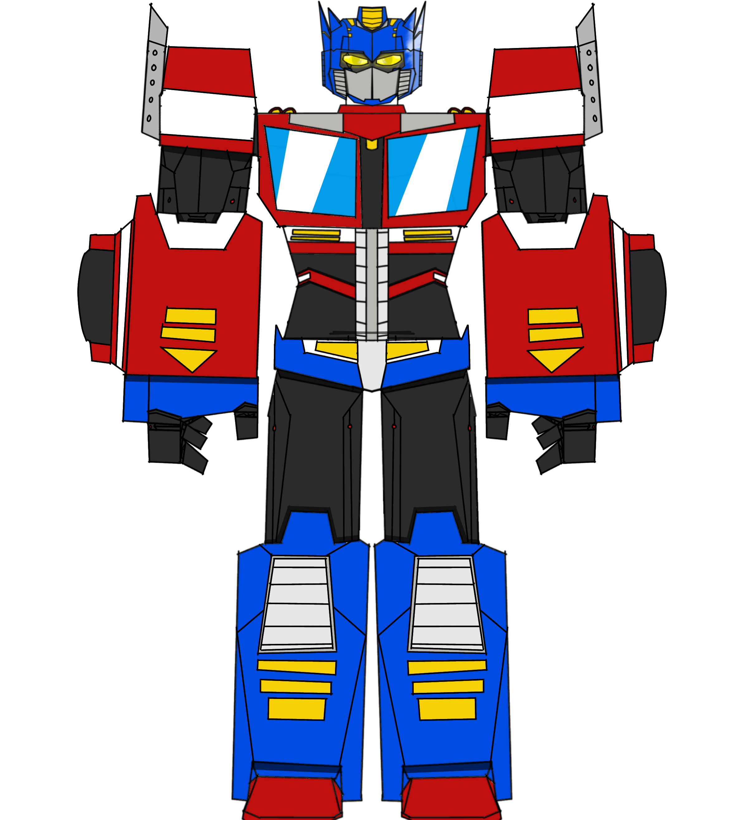 Transformers Optimus Design - ibisPaint