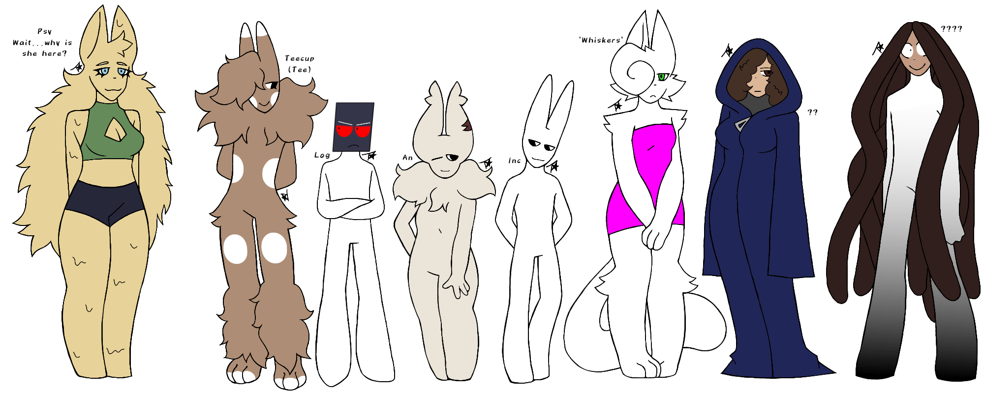 my main ocs - ibisPaint