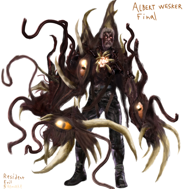 Albert Wesker Uroboros form - ibisPaint