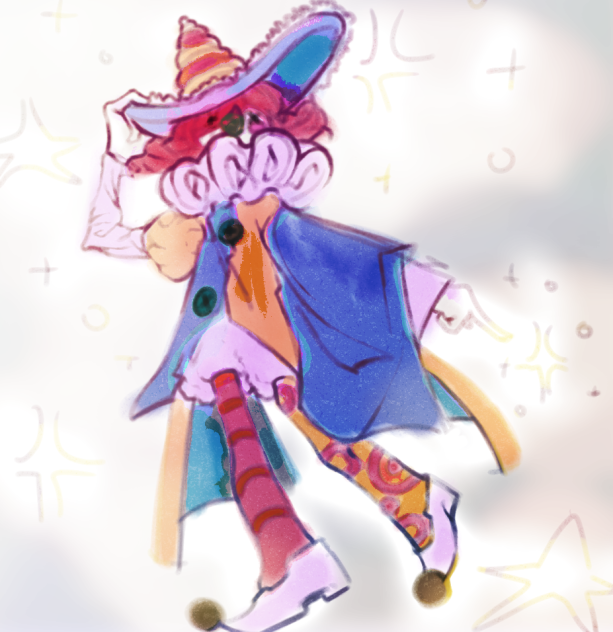 Clown OC redesign - ibisPaint