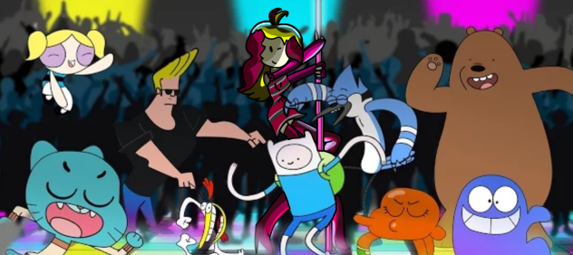 Aurora Pole Dance With Friends Cartoons - ibisPaint