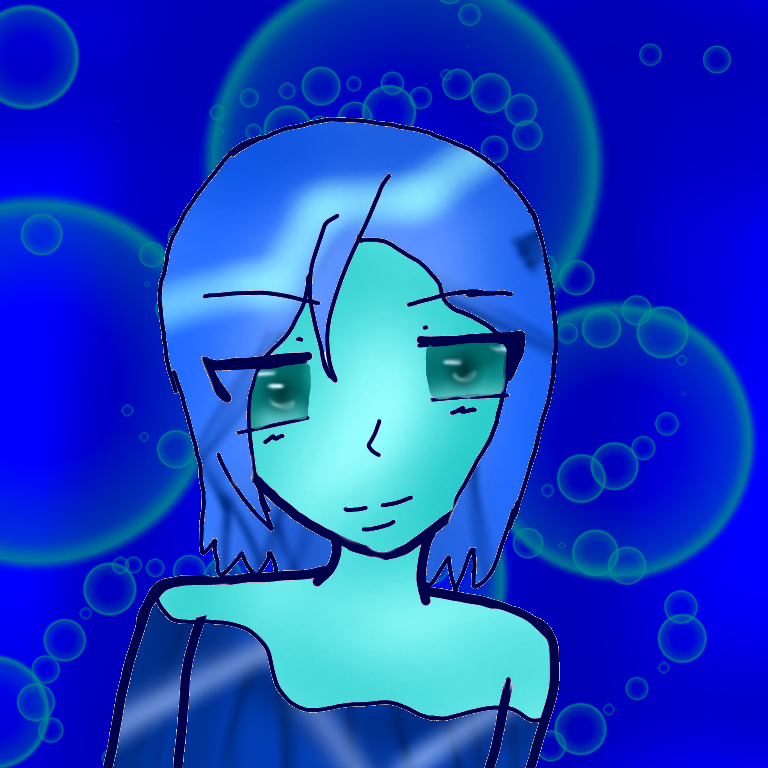 one color challenge (blue) - ibisPaint