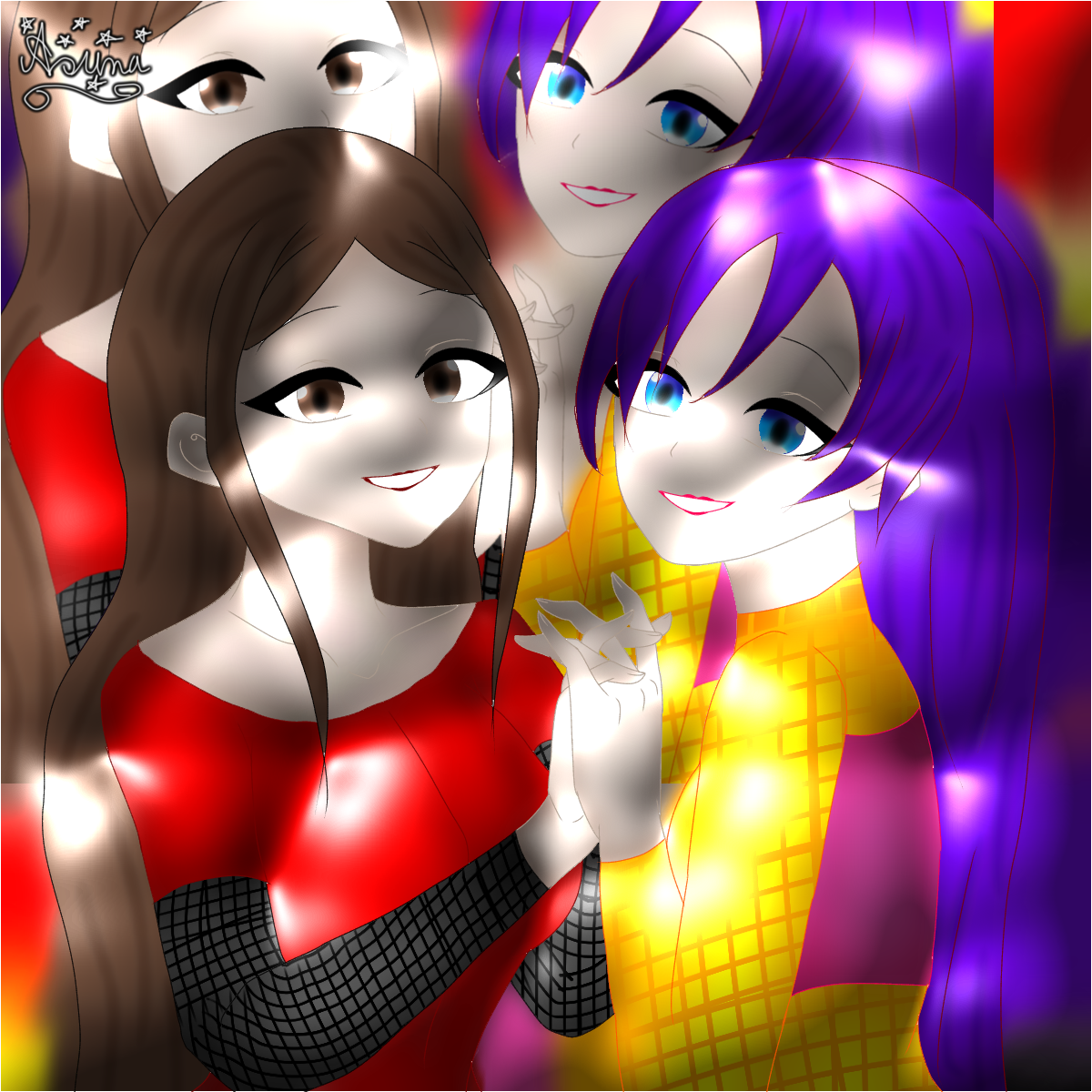 Two friends - ibisPaint