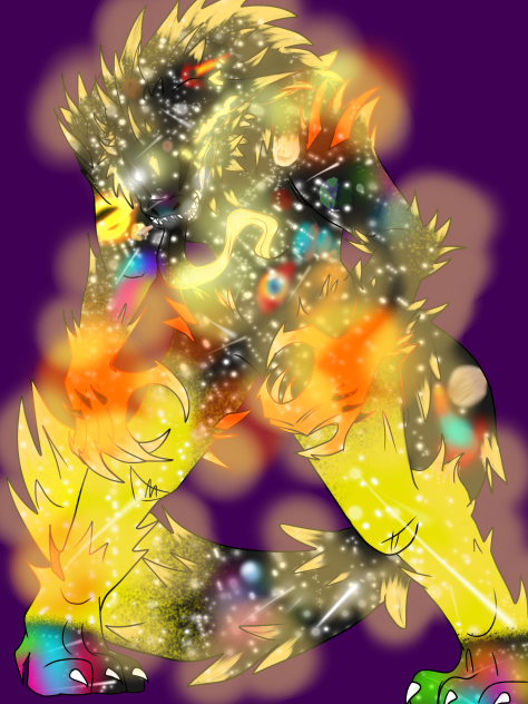 Galaxy creature - ibisPaint