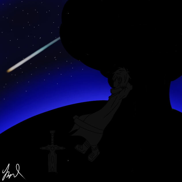 A Starry Night Sky - ibisPaint