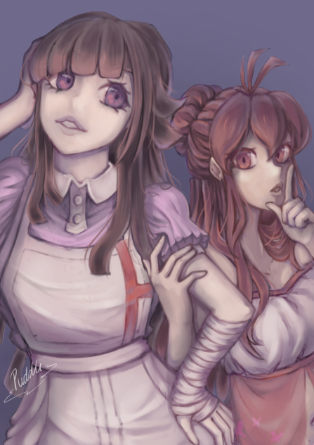Mikan and Kaori - ibisPaint