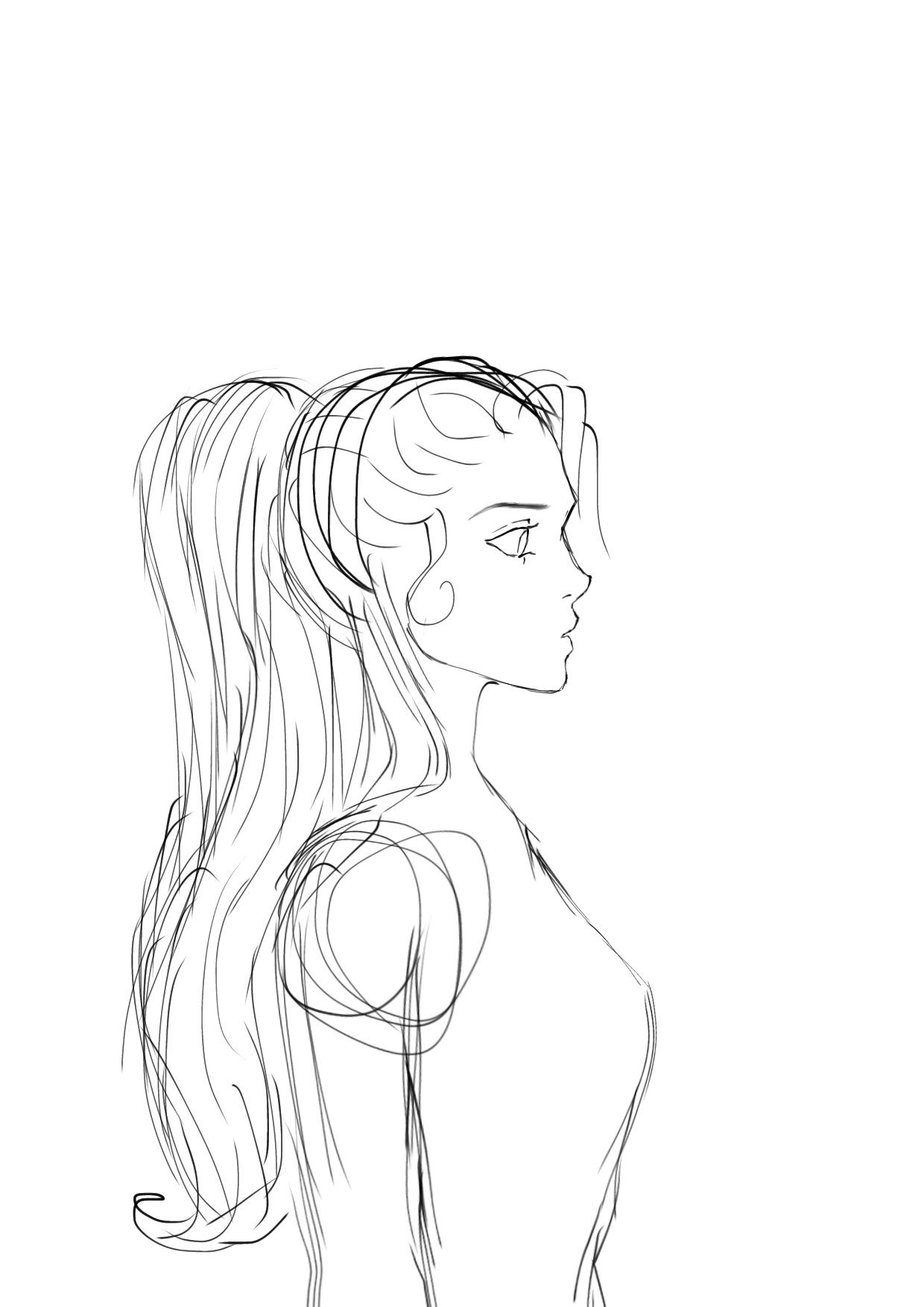 just trying side profile - ibisPaint