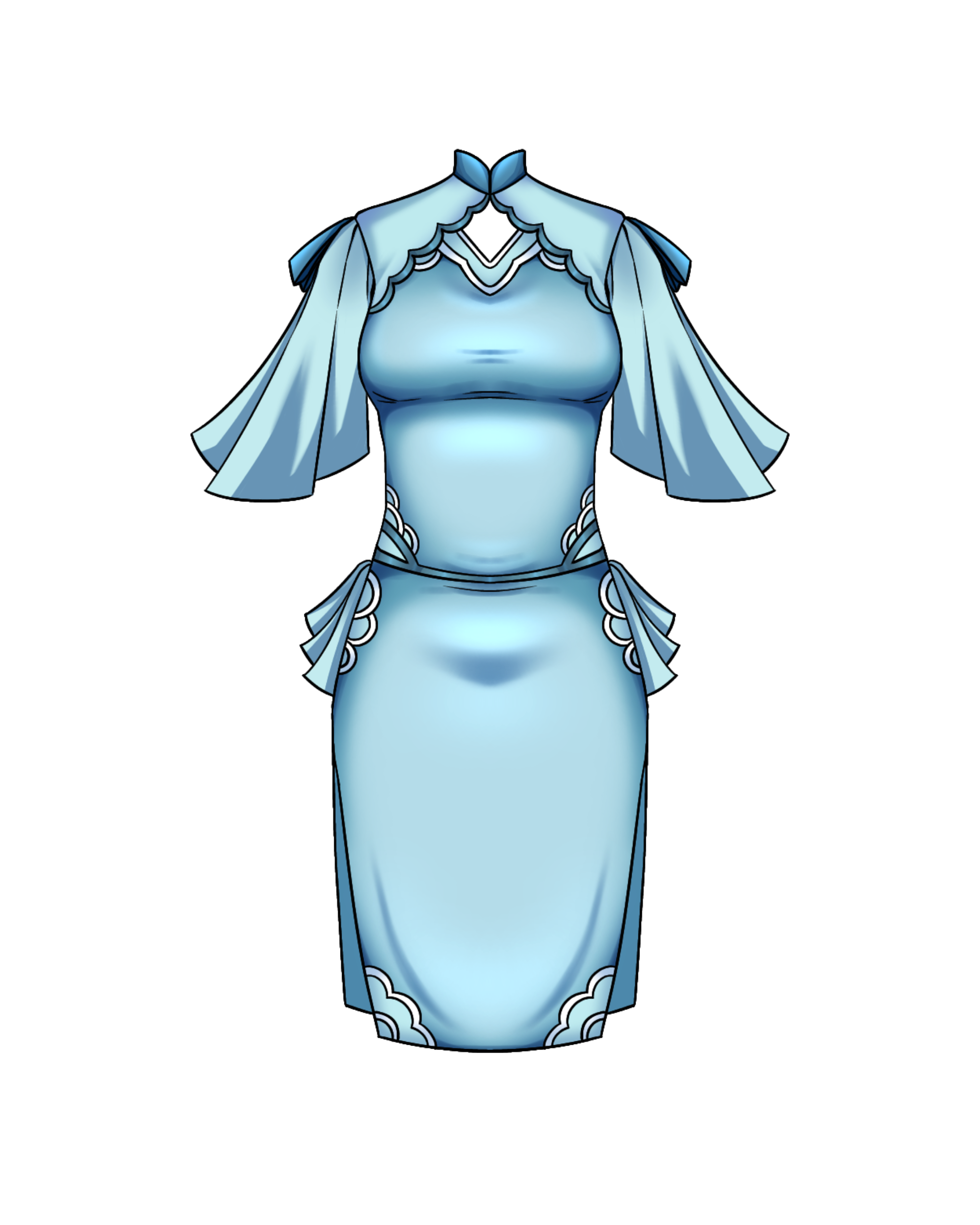 🌊 Chinese Dress - 05 🌊 - ibisPaint