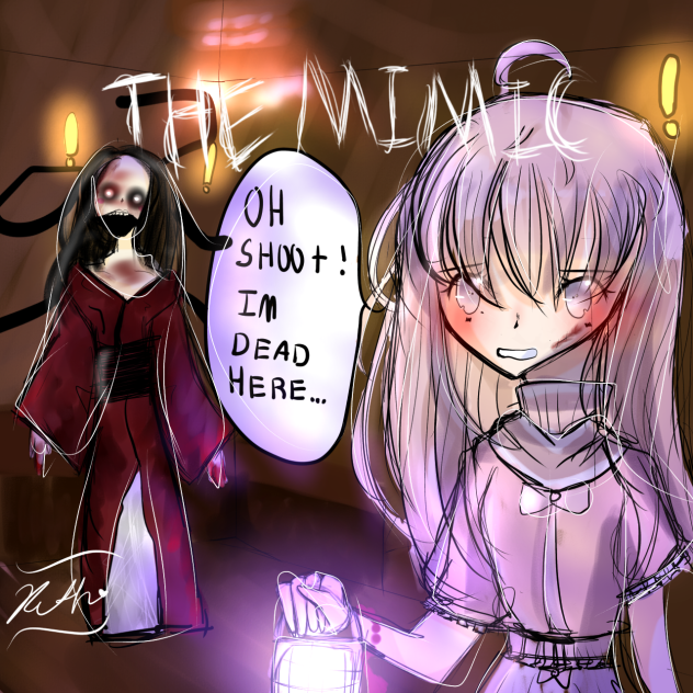 me paranoid seeing rin in nightmare - ibisPaint
