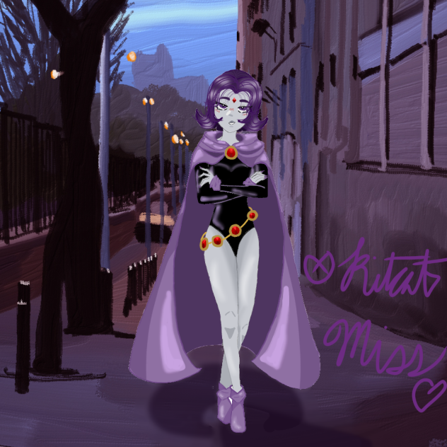 Raven teen titans - ibisPaint