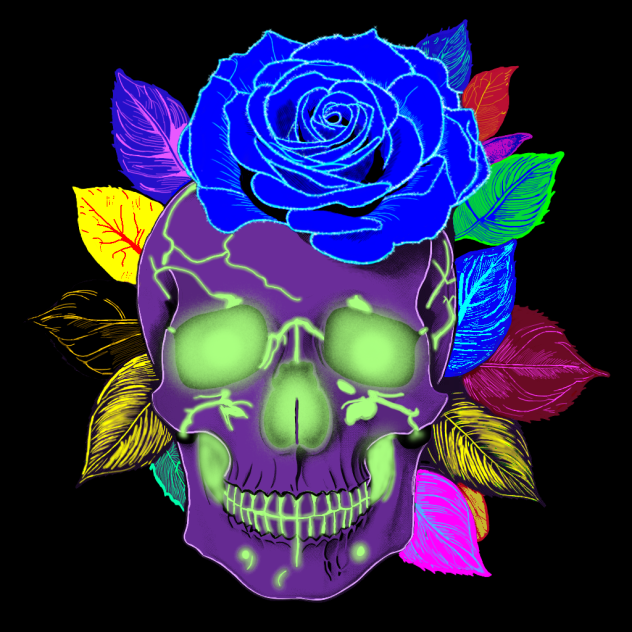 blue rose - ibisPaint