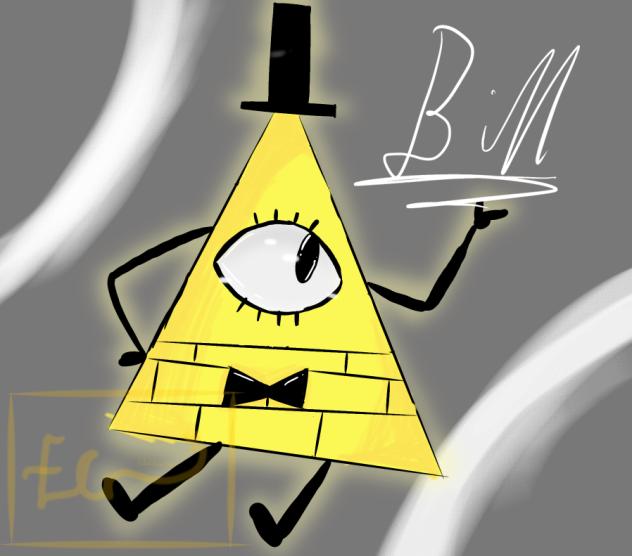 Bill from gravity falls - ibisPaint