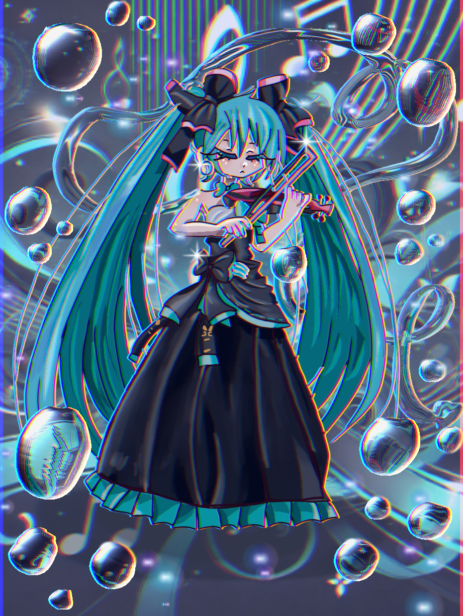 𝒮𝓎𝓂𝓅𝒽𝑜𝓃𝓎 𝑀𝒾𝓀𝓊 🎻🩵🖤 - ibisPaint