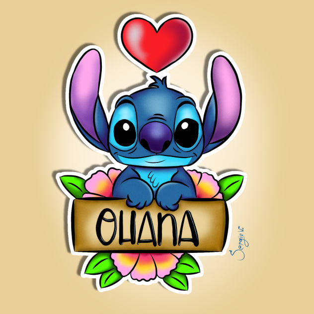 Disney stitch Ohana - ibisPaint