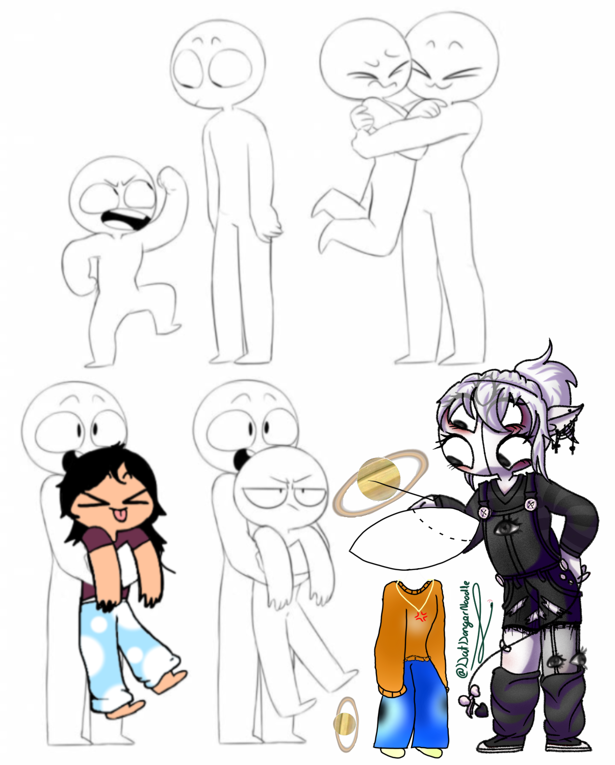 weirdcore collab - ibisPaint