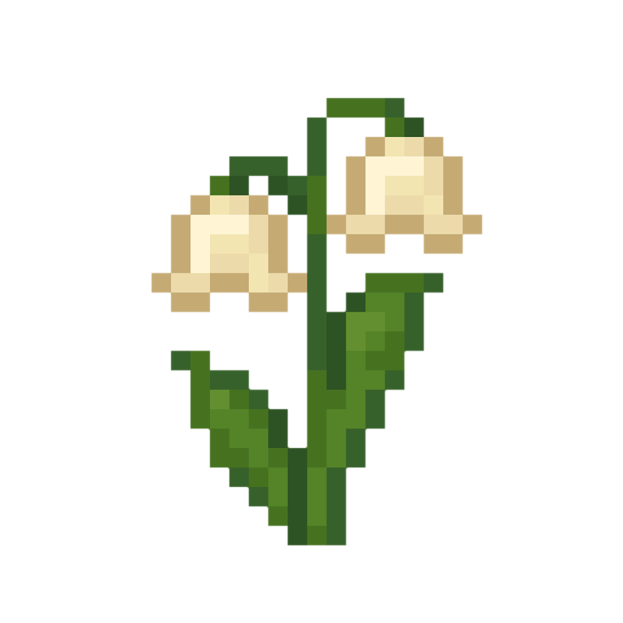 Lily of the valley (pixel ) - ibisPaint