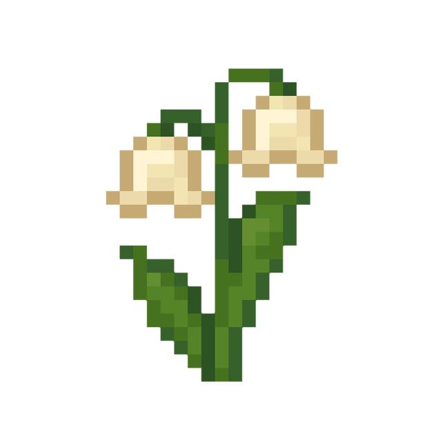 Lily of the valley (pixel ) - ibisPaint